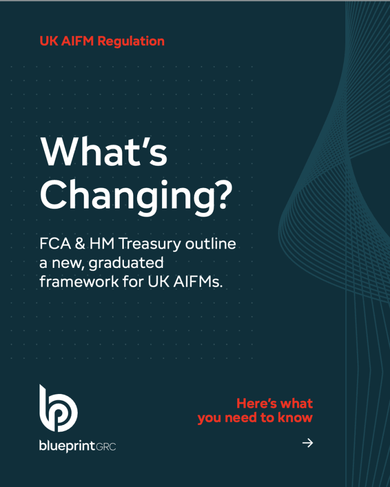 FCA and HM Treasury present the framework for UK AIFMs | Blueprint GRC